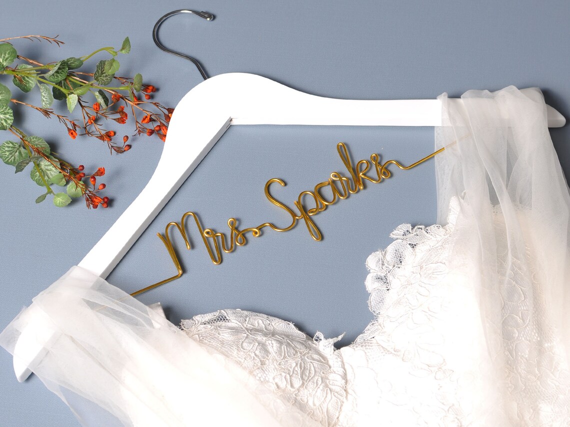 Wedding Hanger, Dress Hanger, Bride Hanger, Bride Gift, Bridesmaid ...