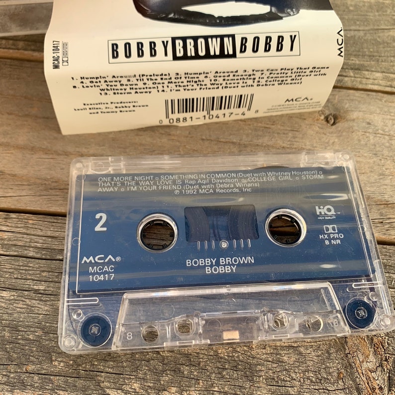 Vintage Bobby Brown Cassette Tapes | 1992 Bobby Tape | MCA Records - Etsy