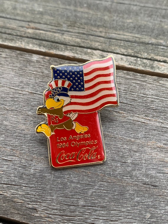 vintage coke olympics pins - Gem