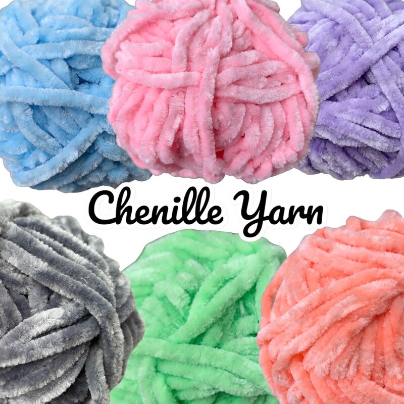 Chenille Yarn - Etsy