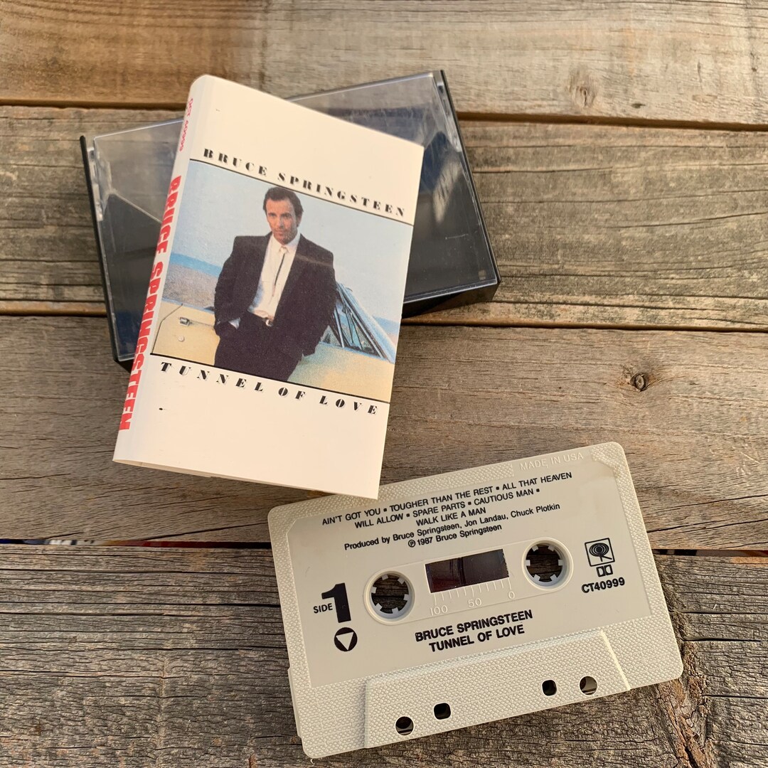 Vintage Bruce Springsteen Cassette Tapes | 1987 Tunnel of Love Tape ...