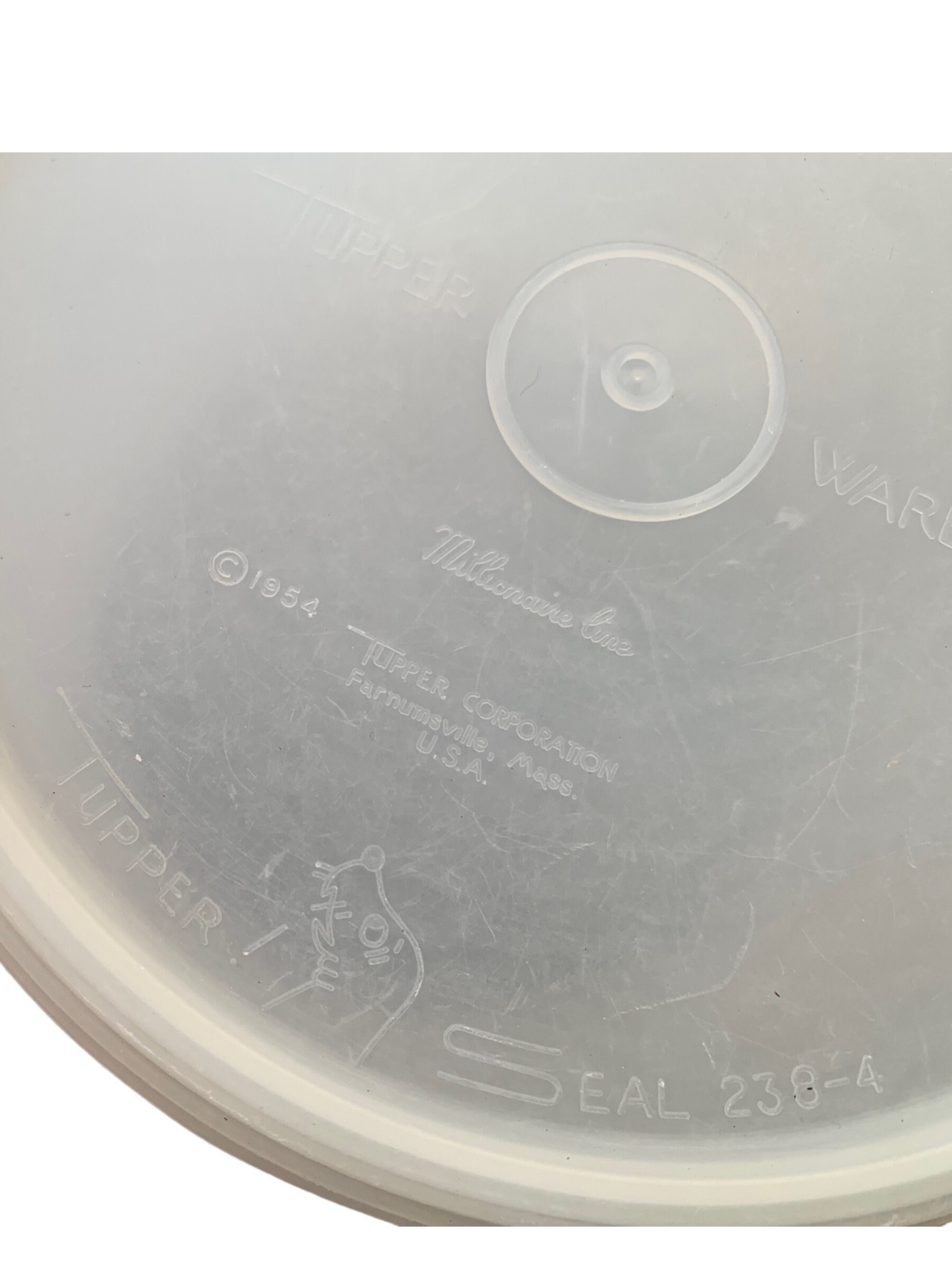 Vintage Tupperware Round 70s Tupperware With Lid 230-4 Leftovers ...