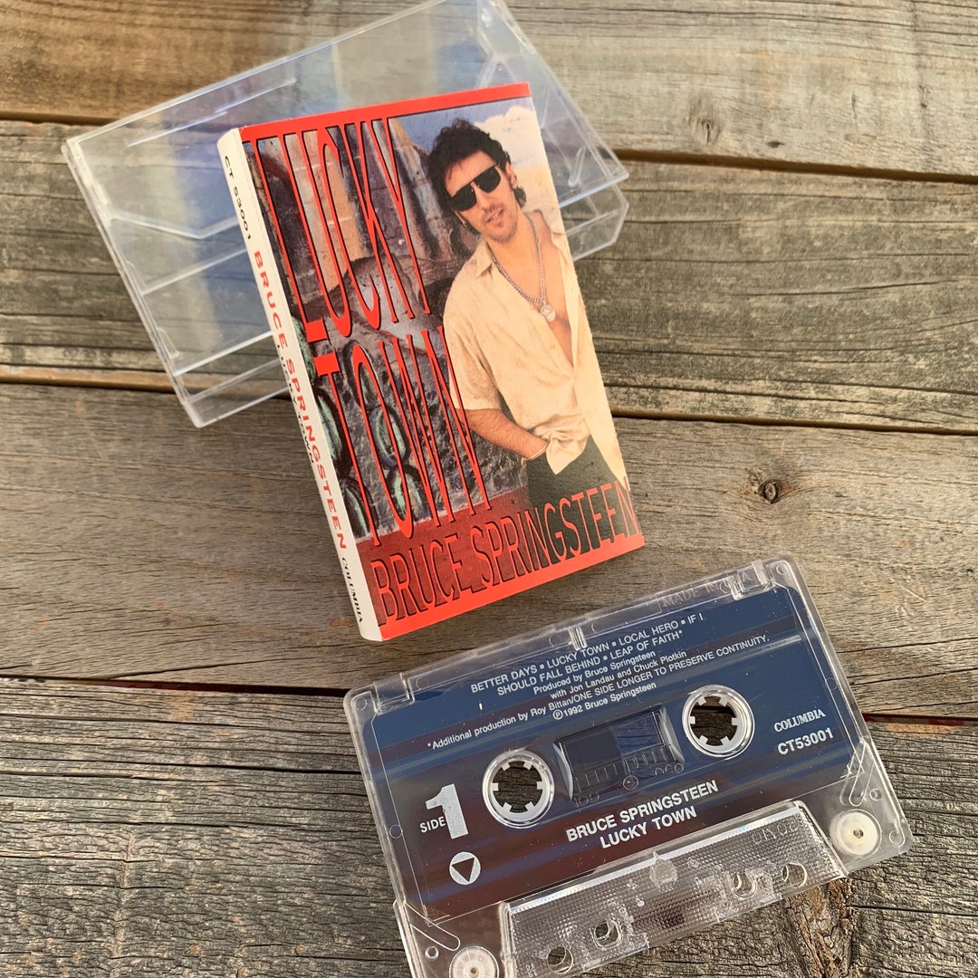 Vintage Bruce Springsteen Cassette Tape | 1992 Lucky Town Tape - Etsy