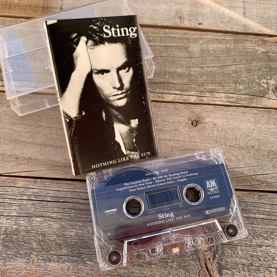 Vintage Sting Tape | 1987 Nothing Like the Sun Tape | A&M Records ...