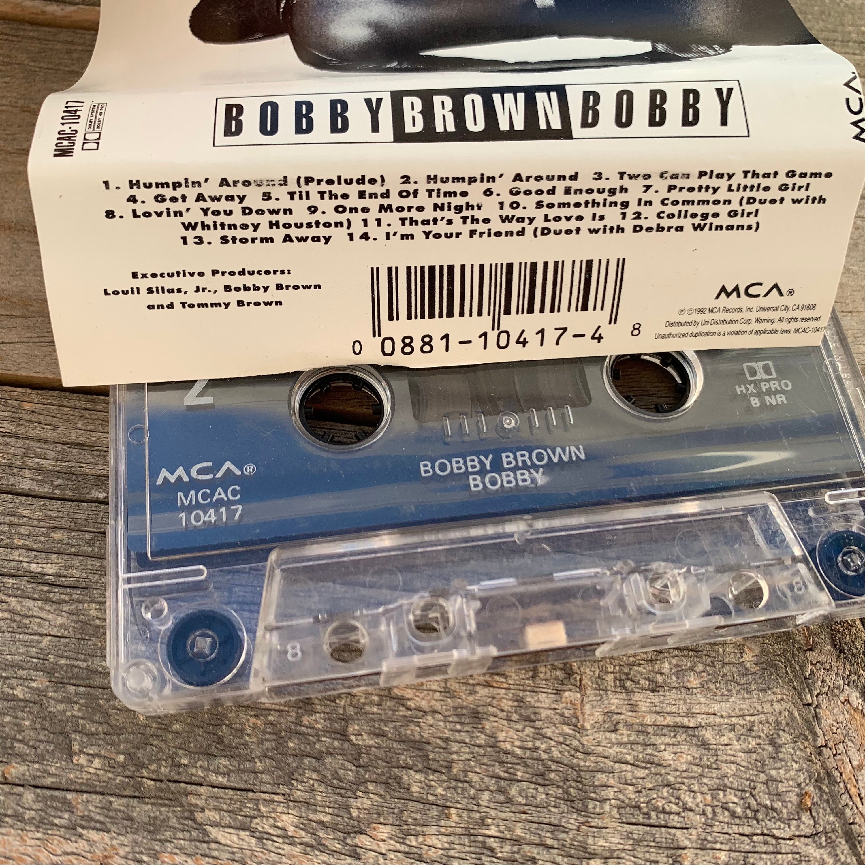 Vintage Bobby Brown Cassette Tapes | 1992 Bobby Tape | MCA Records - Etsy