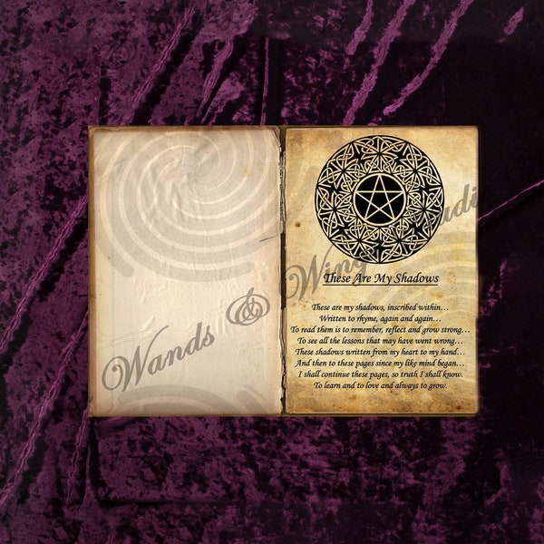 Book of Shadows Blessing - Etsy