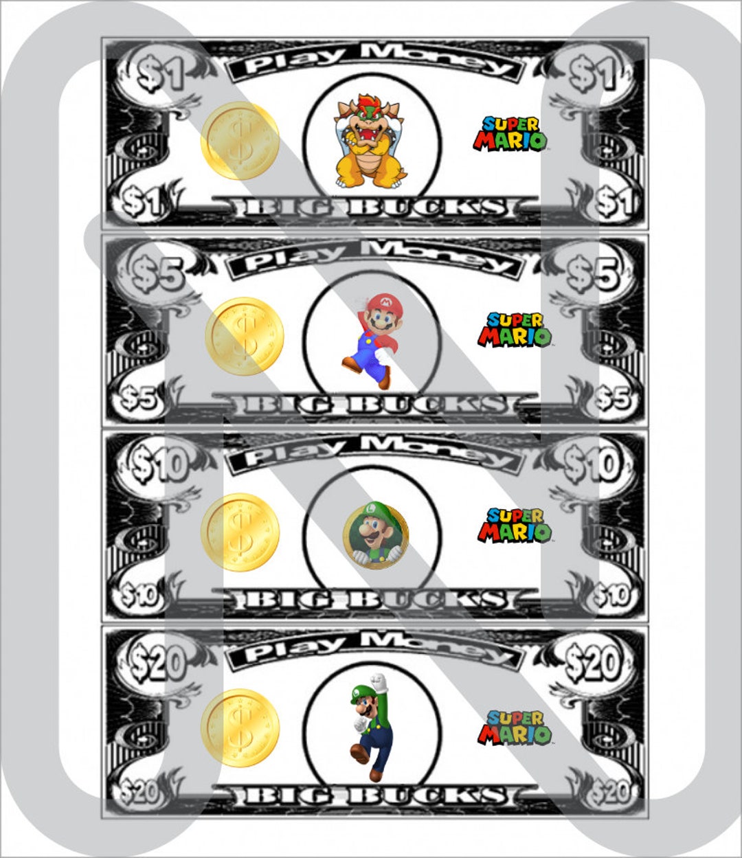 Party Money, Carnival or Theme - Etsy