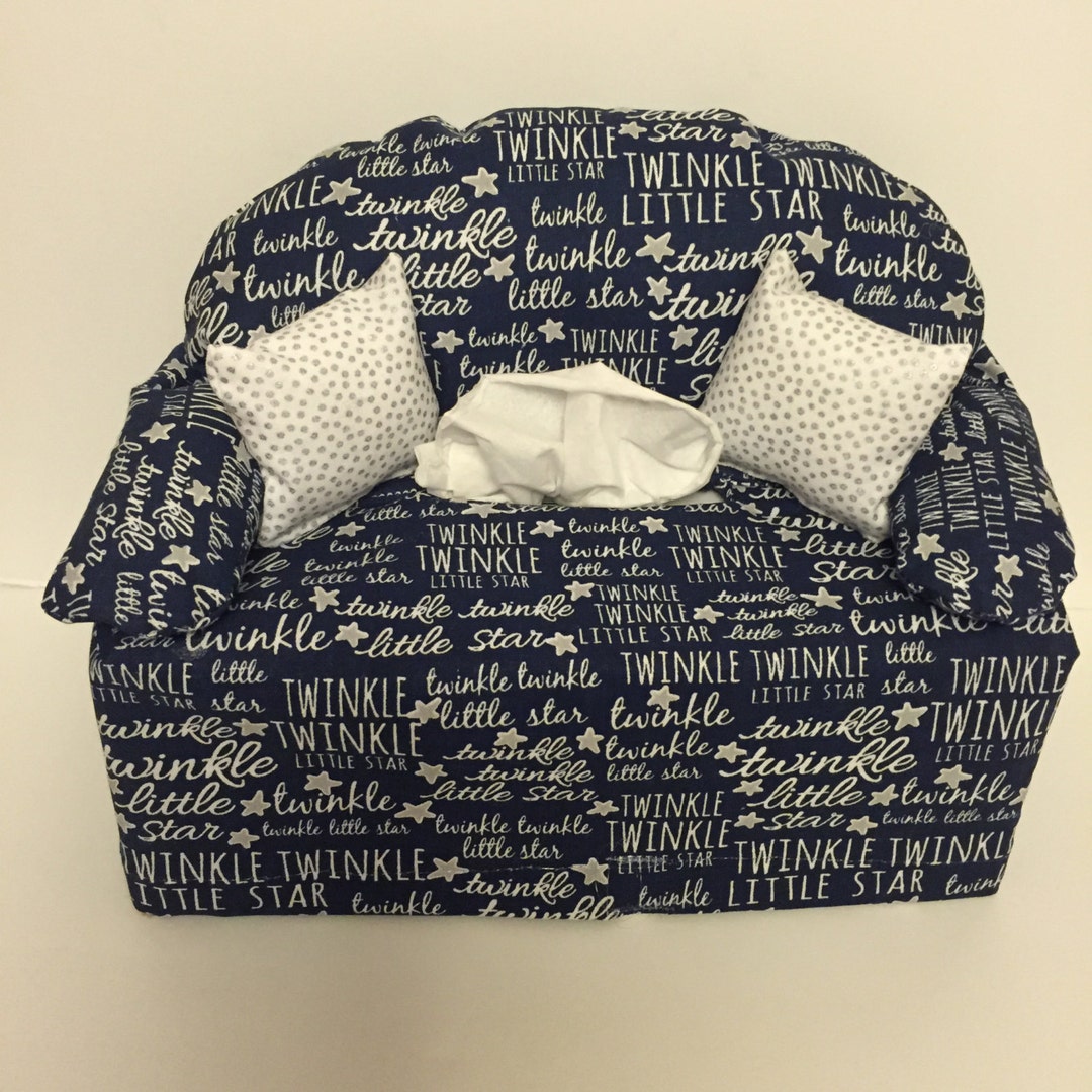 Sofa Couch Tissue Box Cover-- Twinkle Twinkle Little Star - Etsy