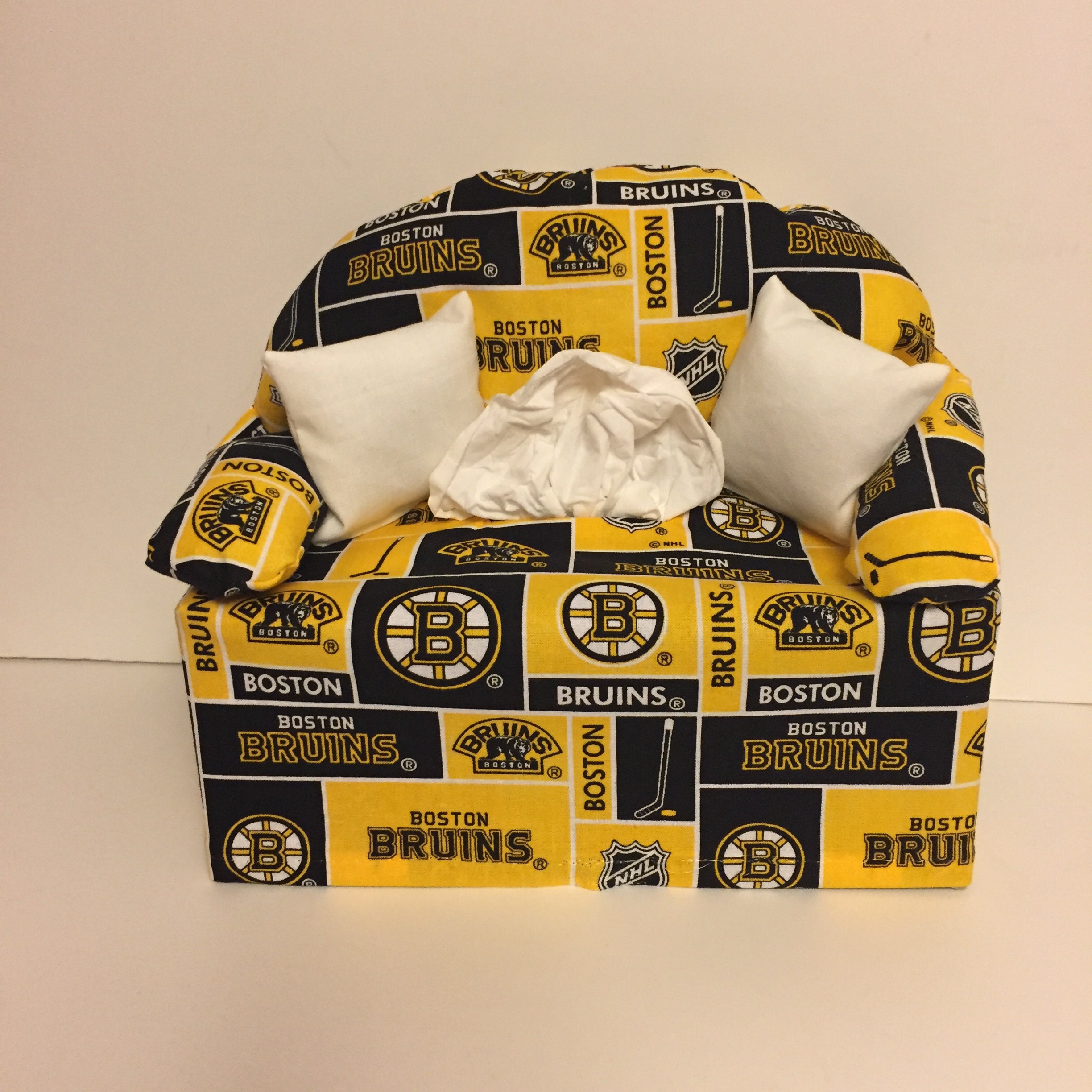 Sofa Tissue Box Coverboston Bruins Hockey | Etsy