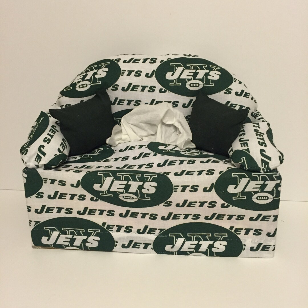 Sofa Tissue Box Cover-- NY Jets - NFL Football - Sports Decor - Etsy