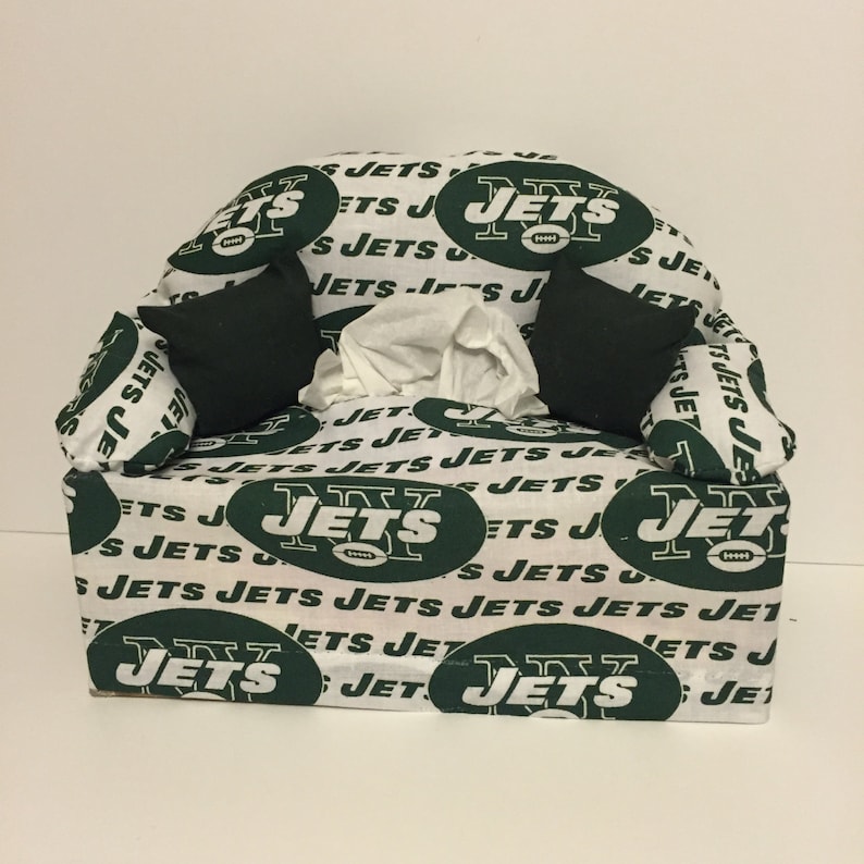 Sofa Tissue Box Cover NY Jets NFL Football Sports Decor - Etsy