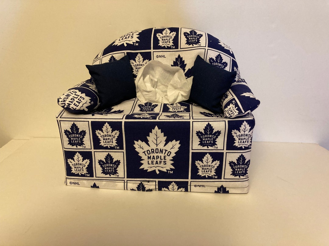 Sofa Tissue Box Cover--toronto Maple Leafs -- Hockey - Etsy