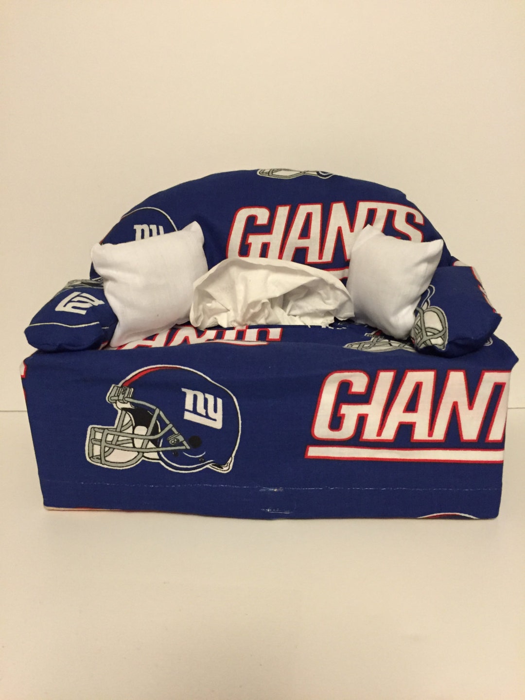 NY Giants Sofa Tissue Box Cover- NFL Football Decor - Etsy