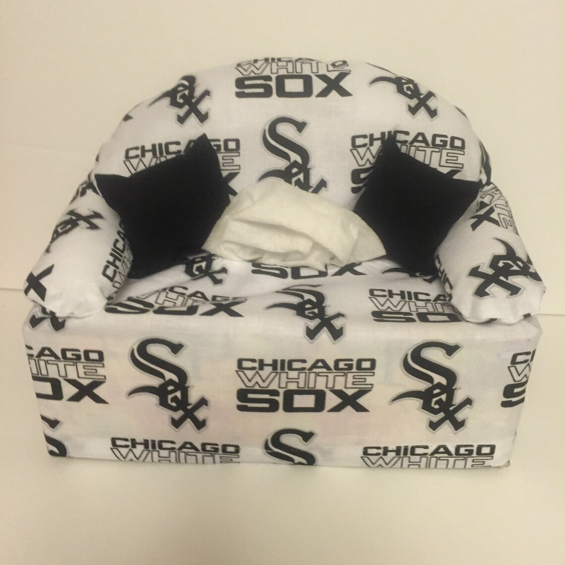 Sofa Tissue Box Cover-- Chicago White Sox - Fantasy Baseball - Etsy