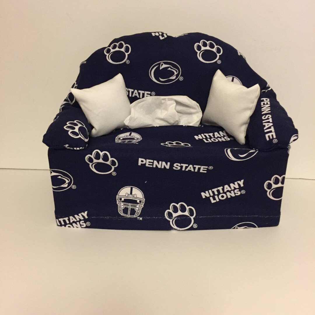 Sofa Tissue Box Cover-- Penn State - Etsy