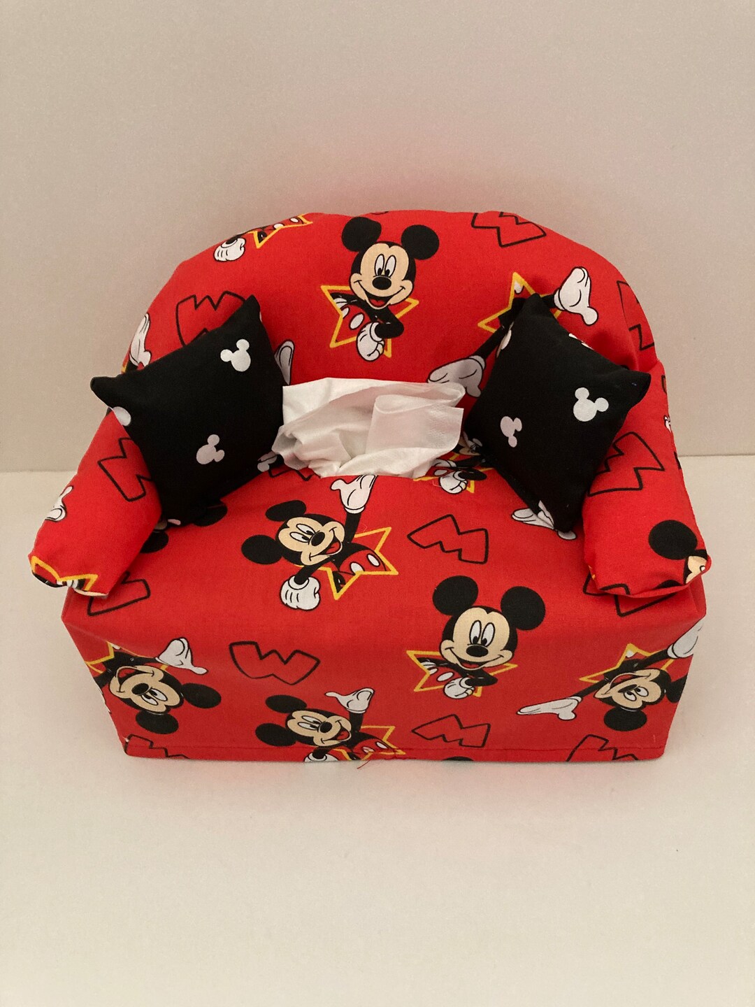 Sofa Couch Tissue Box Cover-- Mickey Mouse - Etsy