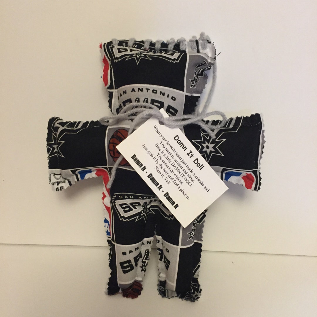Sports Dammit Doll - Damnit Doll - San Antonio Spurs - Etsy