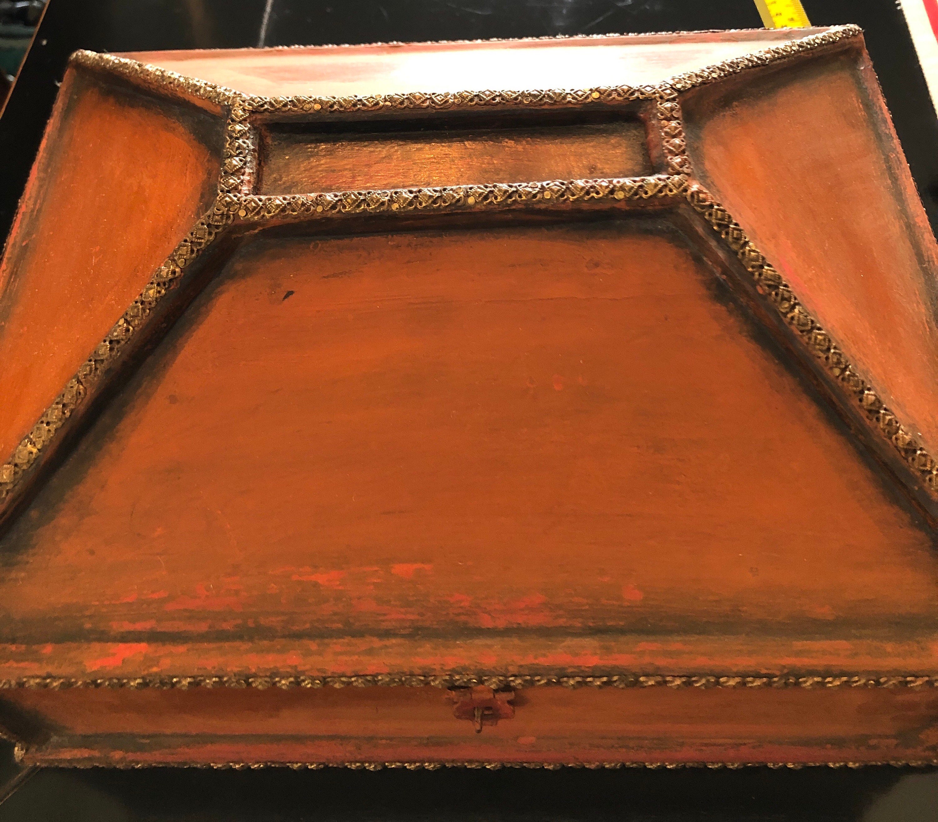 Vintage Wood Box, Table Top Wood Box, Trinket Box - Etsy