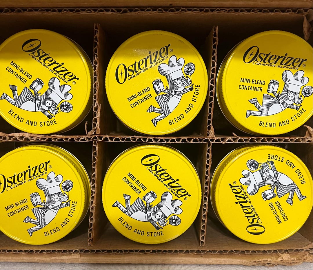 Vintage 1970 Osterizer Liquefier-blender Mini-blend Container Blend ...