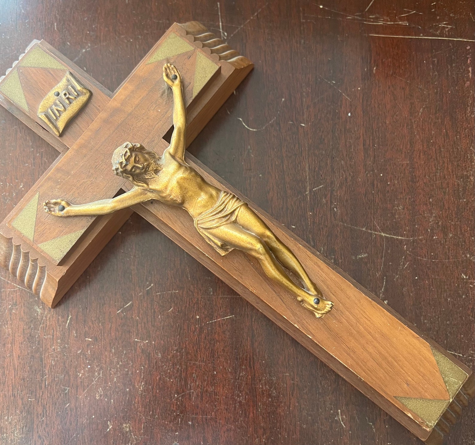 Last Rites Crucifix With Candles, Holy Water, Wall Hanging, Christ ...