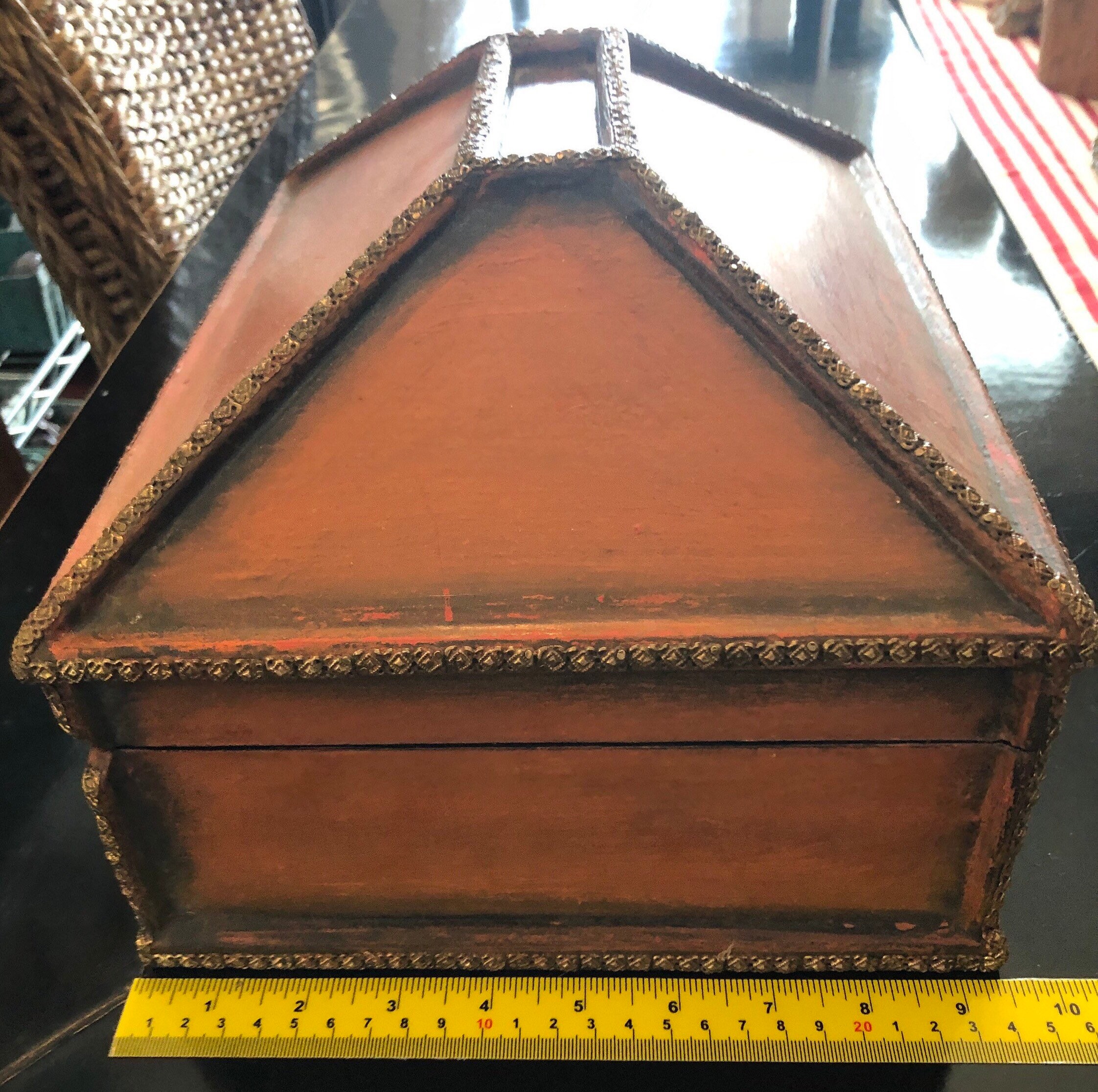 Vintage Wood Box, Table Top Wood Box, Trinket Box - Etsy