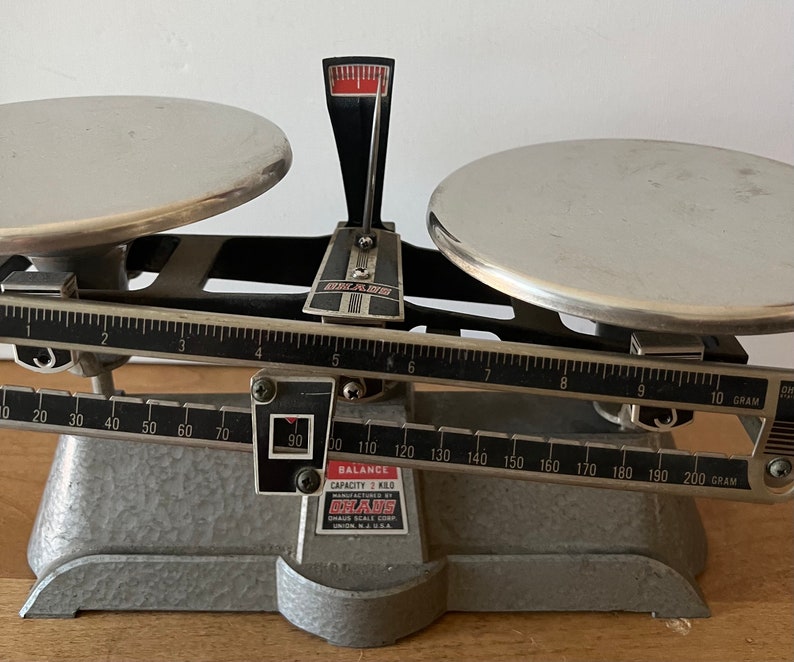 Vintage OHAUS HARVARD Trip Scale, 2kg 5lb Capacity, Ohaus Scale Corp ...