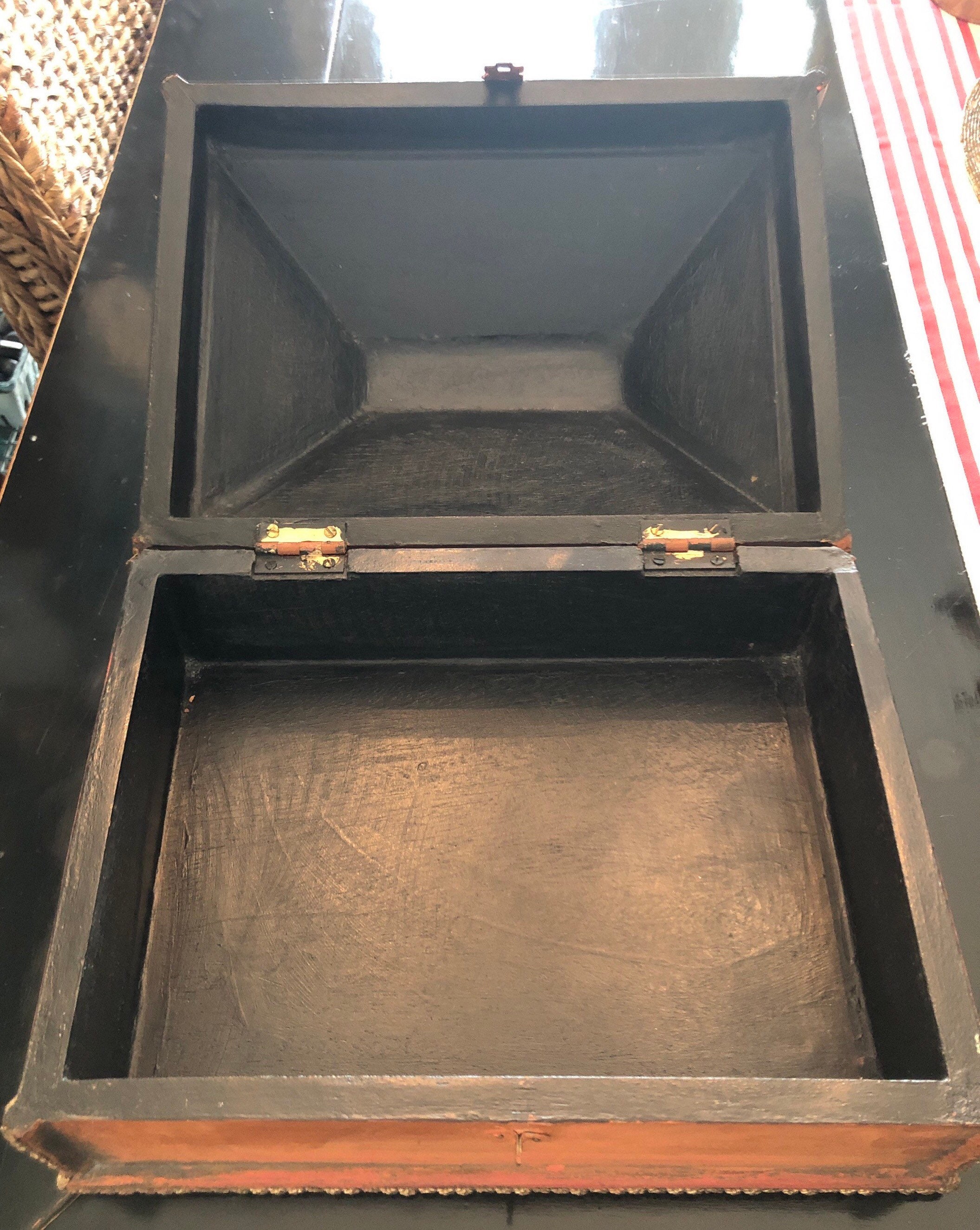 Vintage Wood Box, Table Top Wood Box, Trinket Box - Etsy