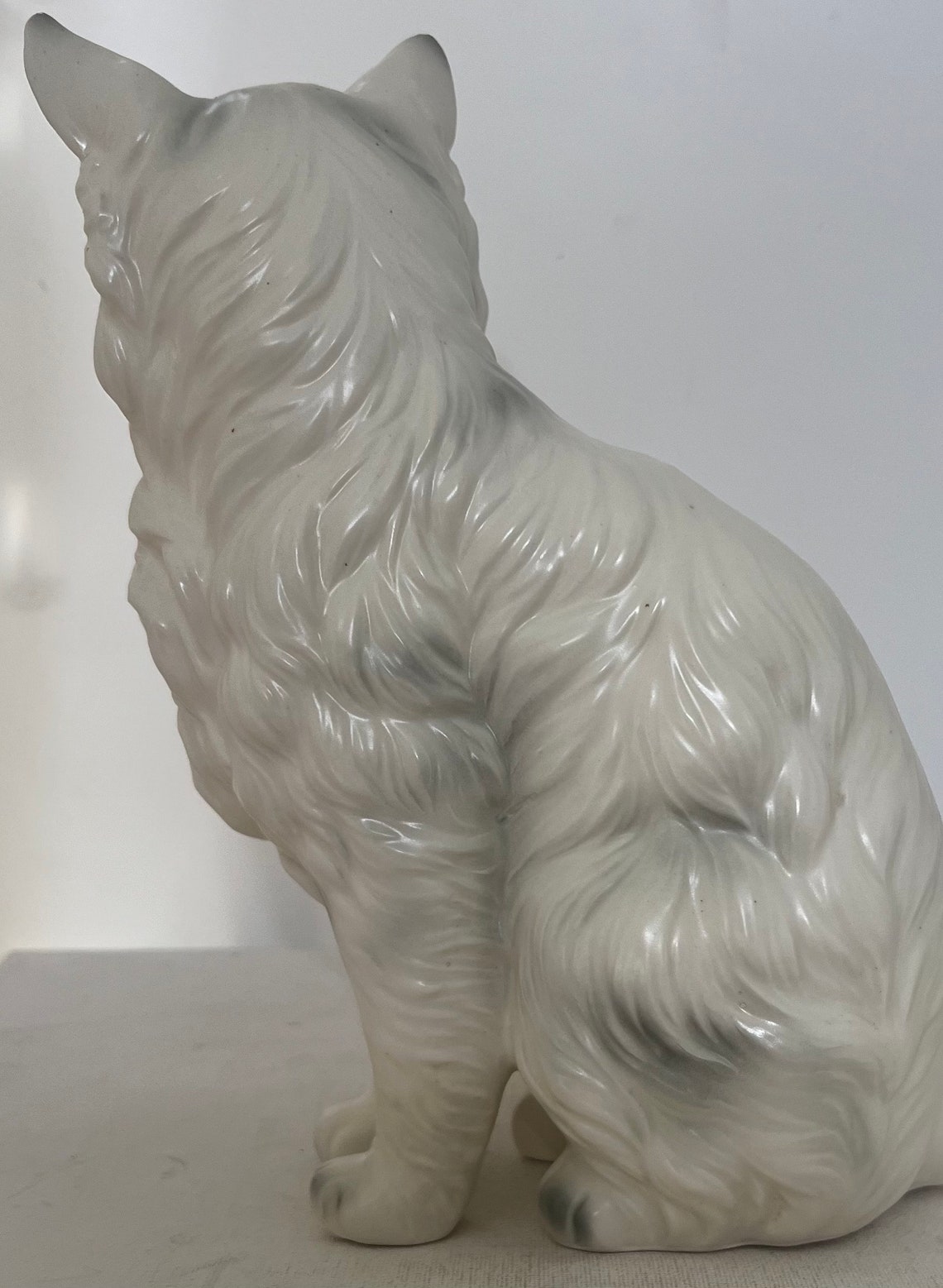 Vintage Lefton White Cat Figurine: Japan Porcelain, Blue Eyes - Etsy