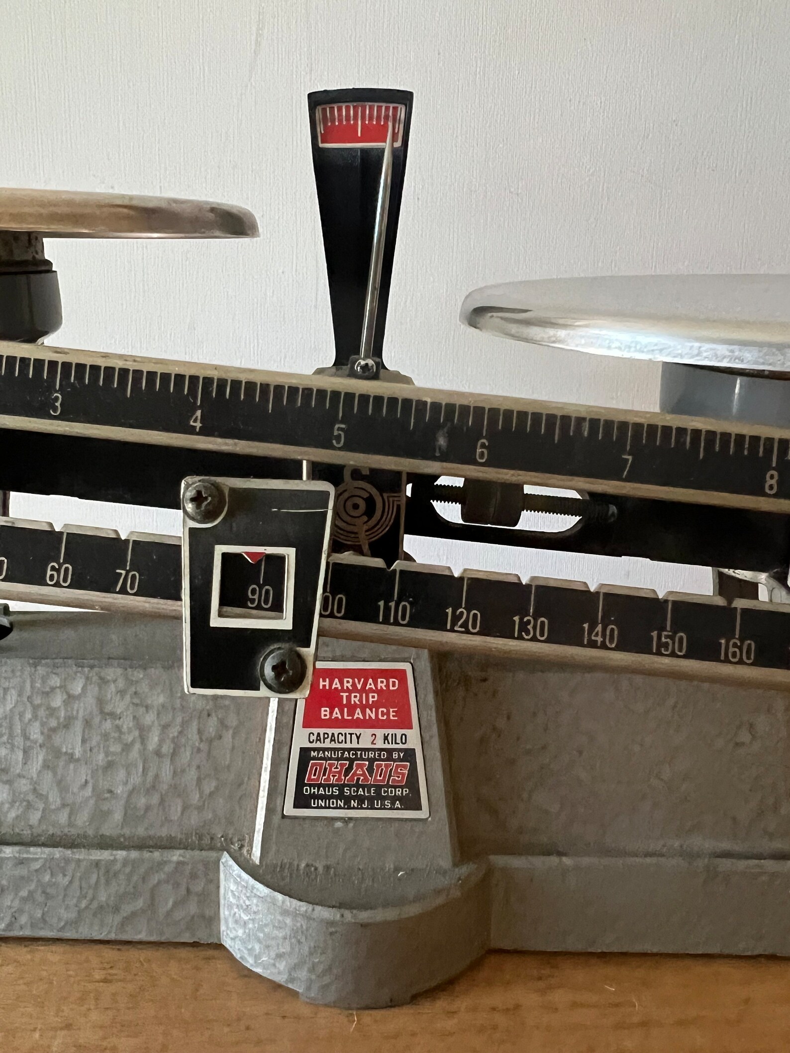 Vintage OHAUS HARVARD Trip Scale, 2kg 5lb Capacity, Ohaus Scale Corp ...