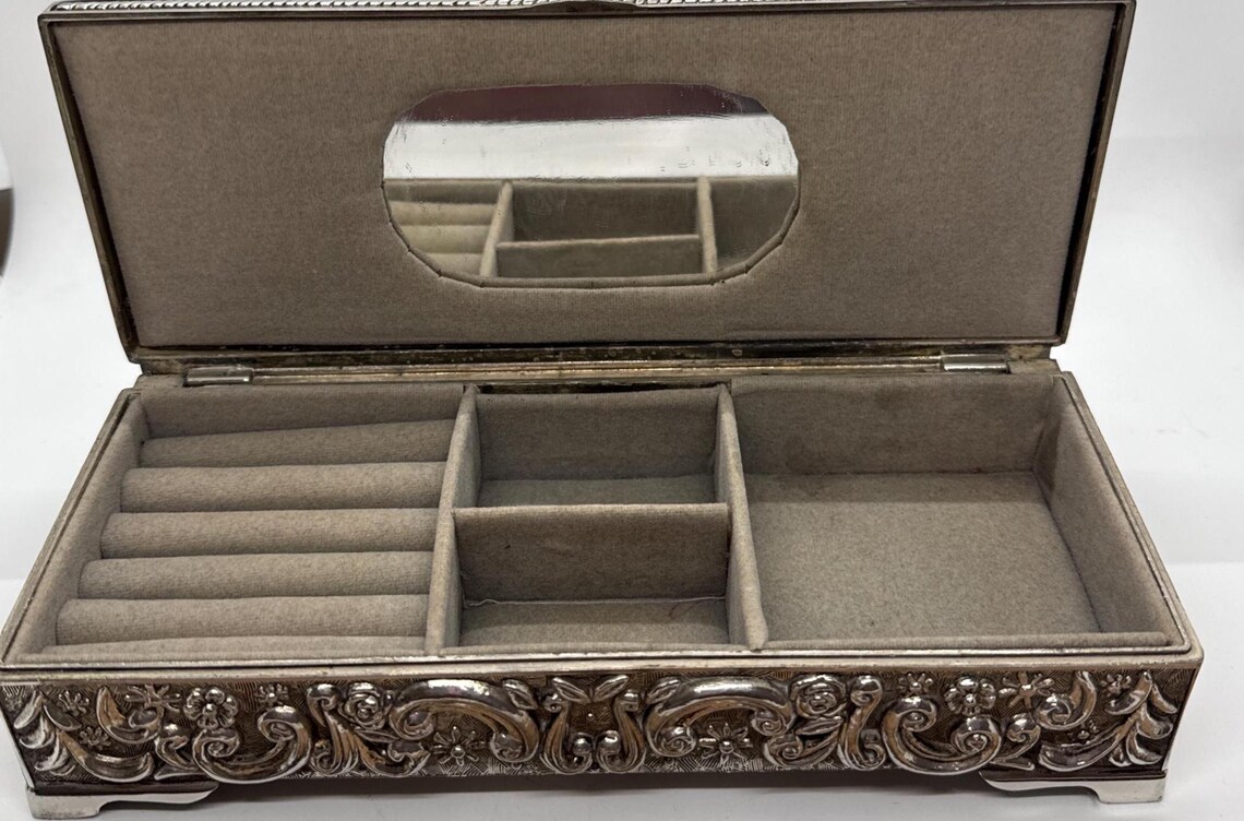 Vintage Godinger Silver Plate Music Box: Dr. Zhivago Trinket Jewelry ...