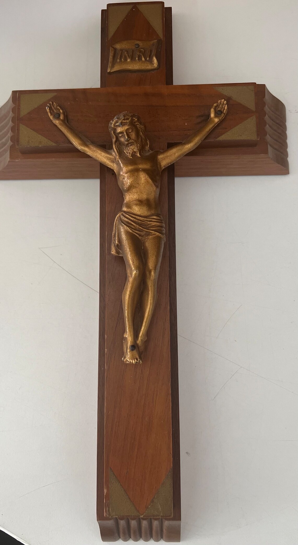 Last Rites Crucifix With Candles, Holy Water, Wall Hanging, Christ ...