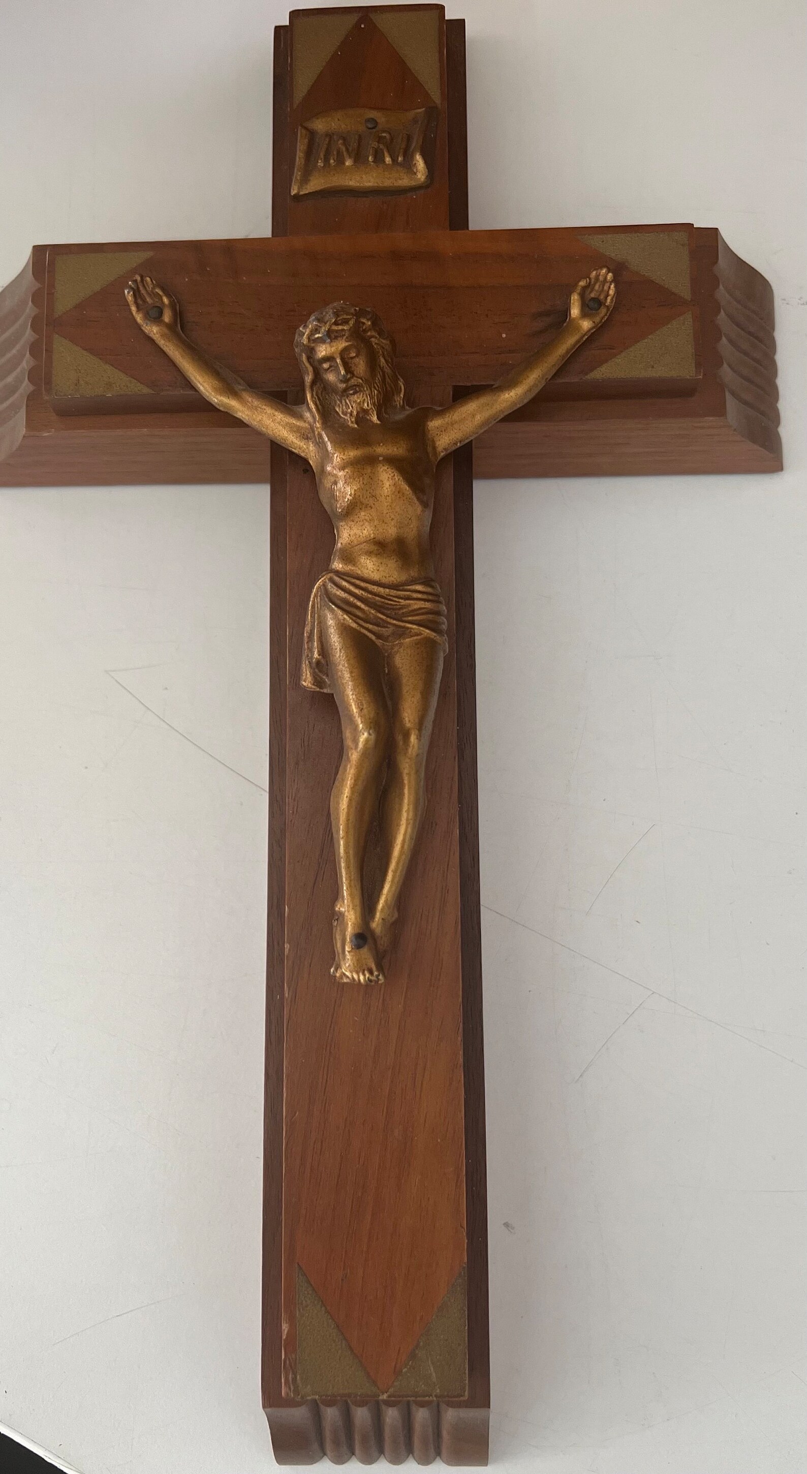 Last Rites Crucifix With Candles, Holy Water, Wall Hanging, Christ ...