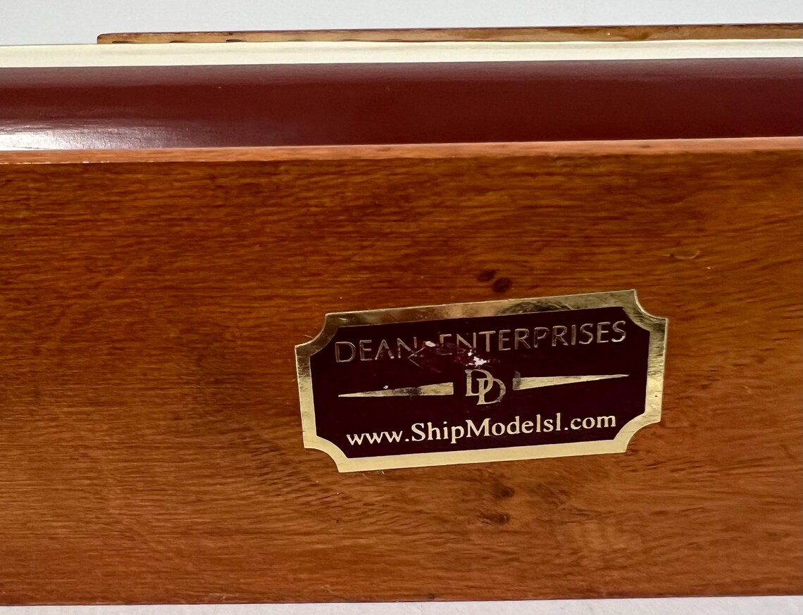 Vintage Model Ship 20 , Tramp Steamer, Handcrafted Wooden Ship by Dean ...