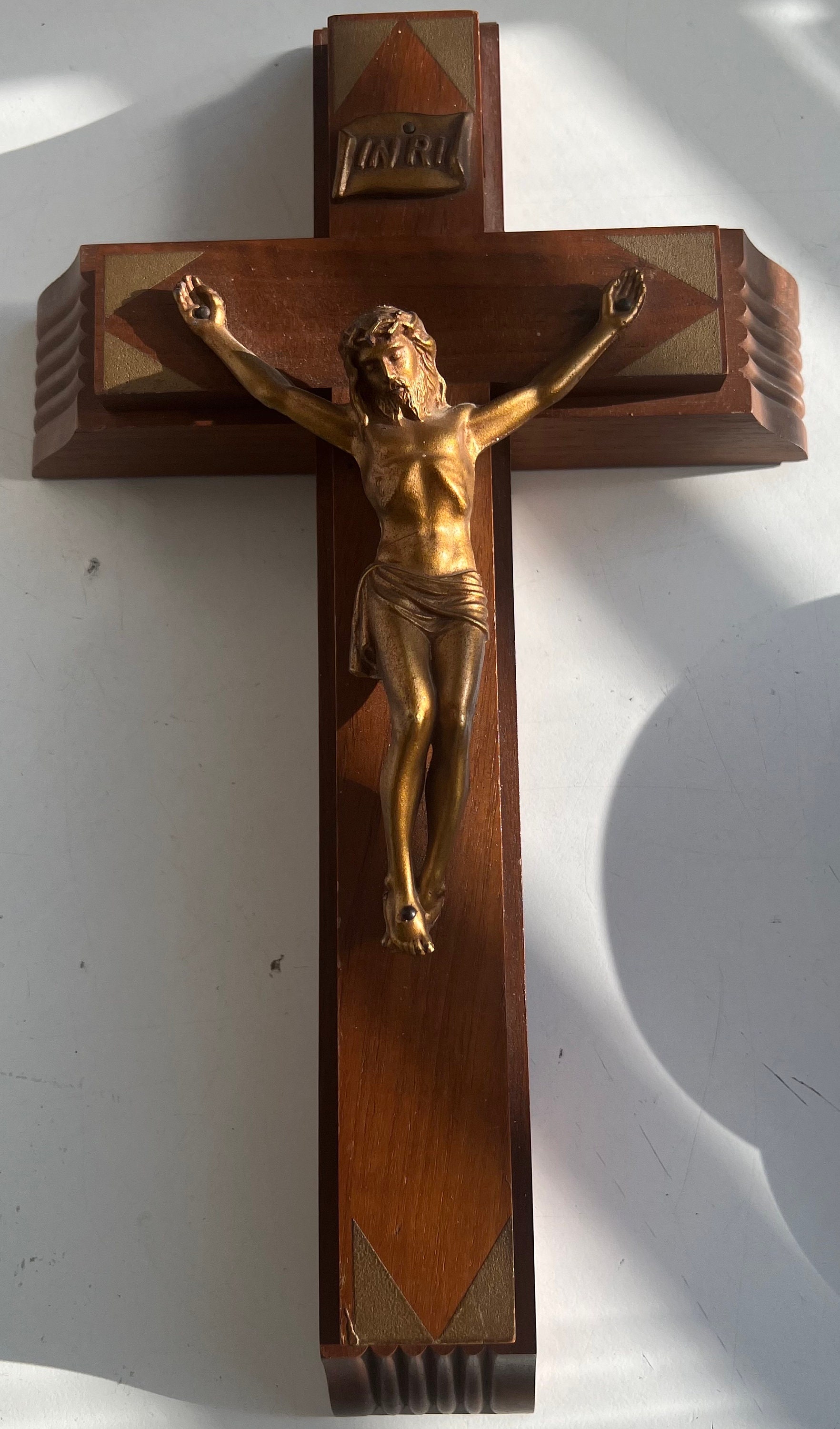 Last Rites Crucifix With Candles, Holy Water, Wall Hanging, Christ ...