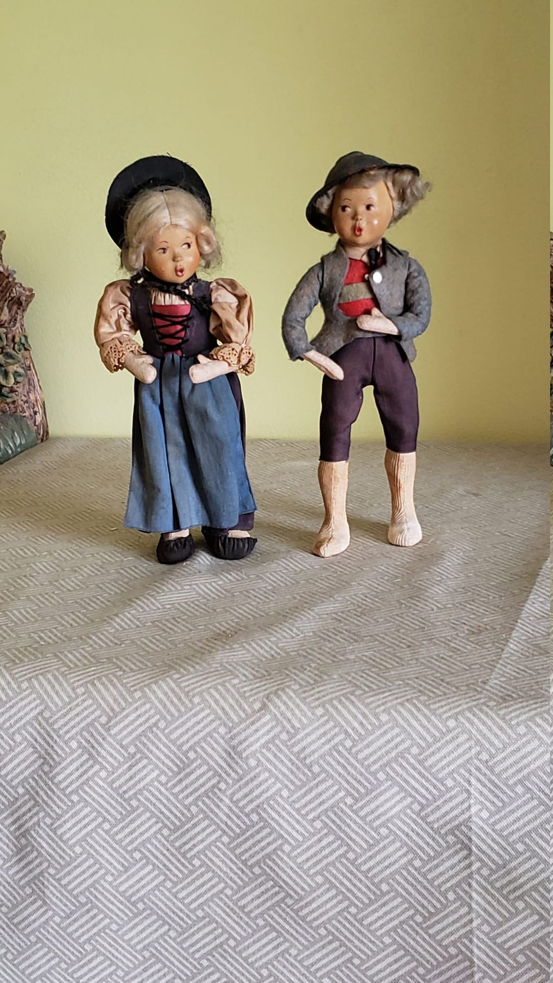 Vintage Whistling Boy and Girl BAITZ Dolls - Etsy