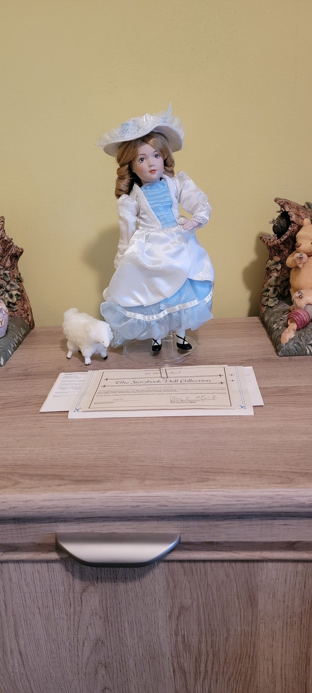 Vintage Danbury Mint litte Bo Peep 11 Tall Doll Original Box & COA - Etsy