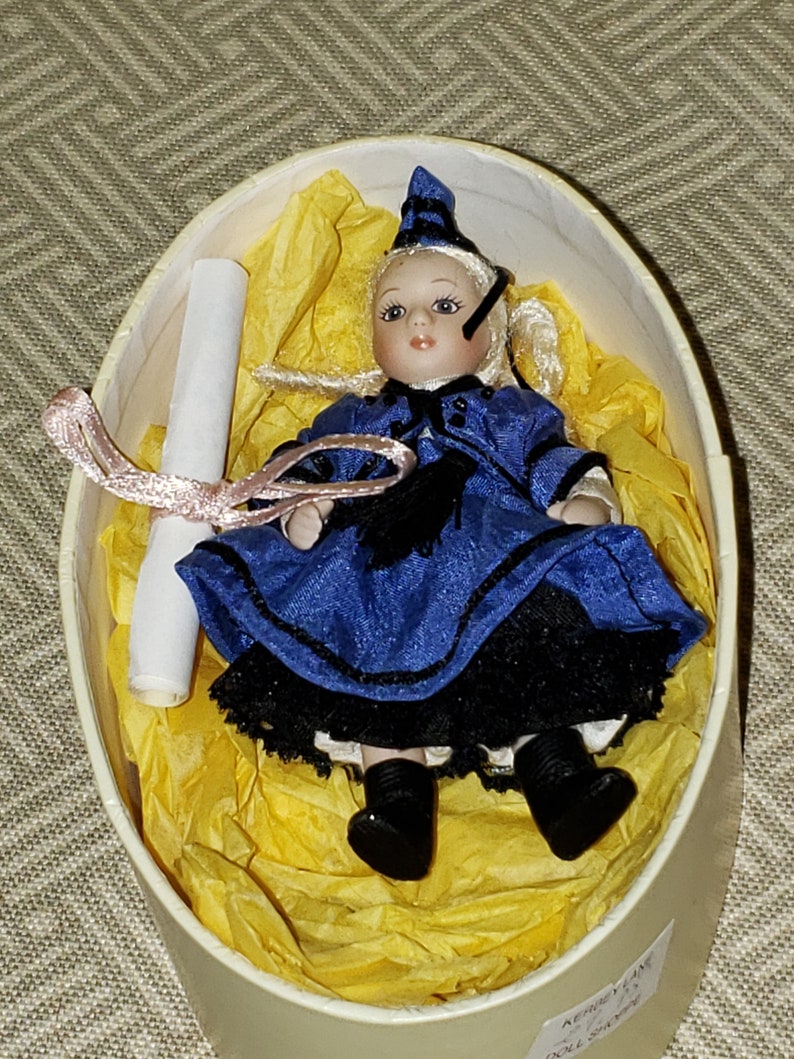 The Palmary Collection Three Heart Porcelain Miniature Doll - Etsy Hong ...