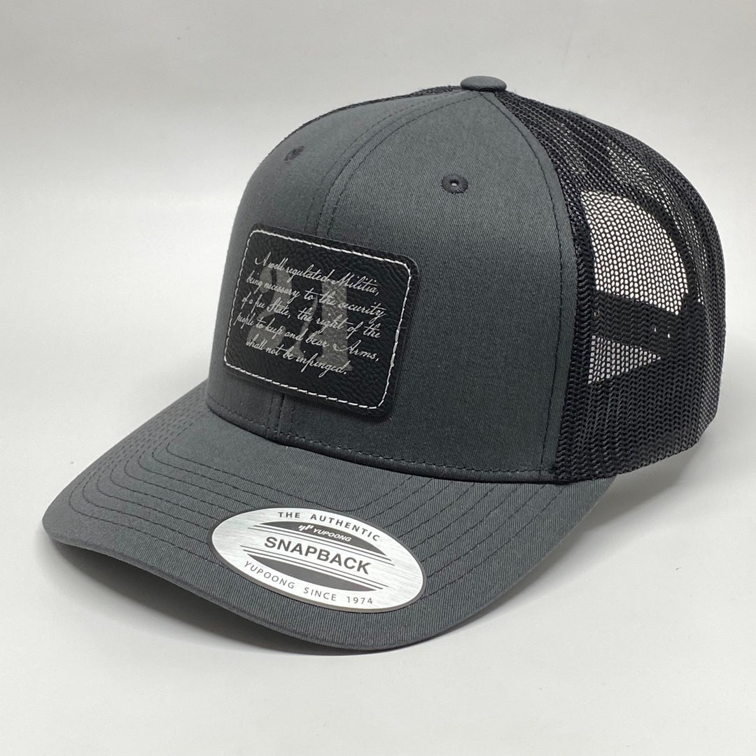 2nd Amendment Hat 2A Second Amendment Laser Engraved Snapback - Etsy