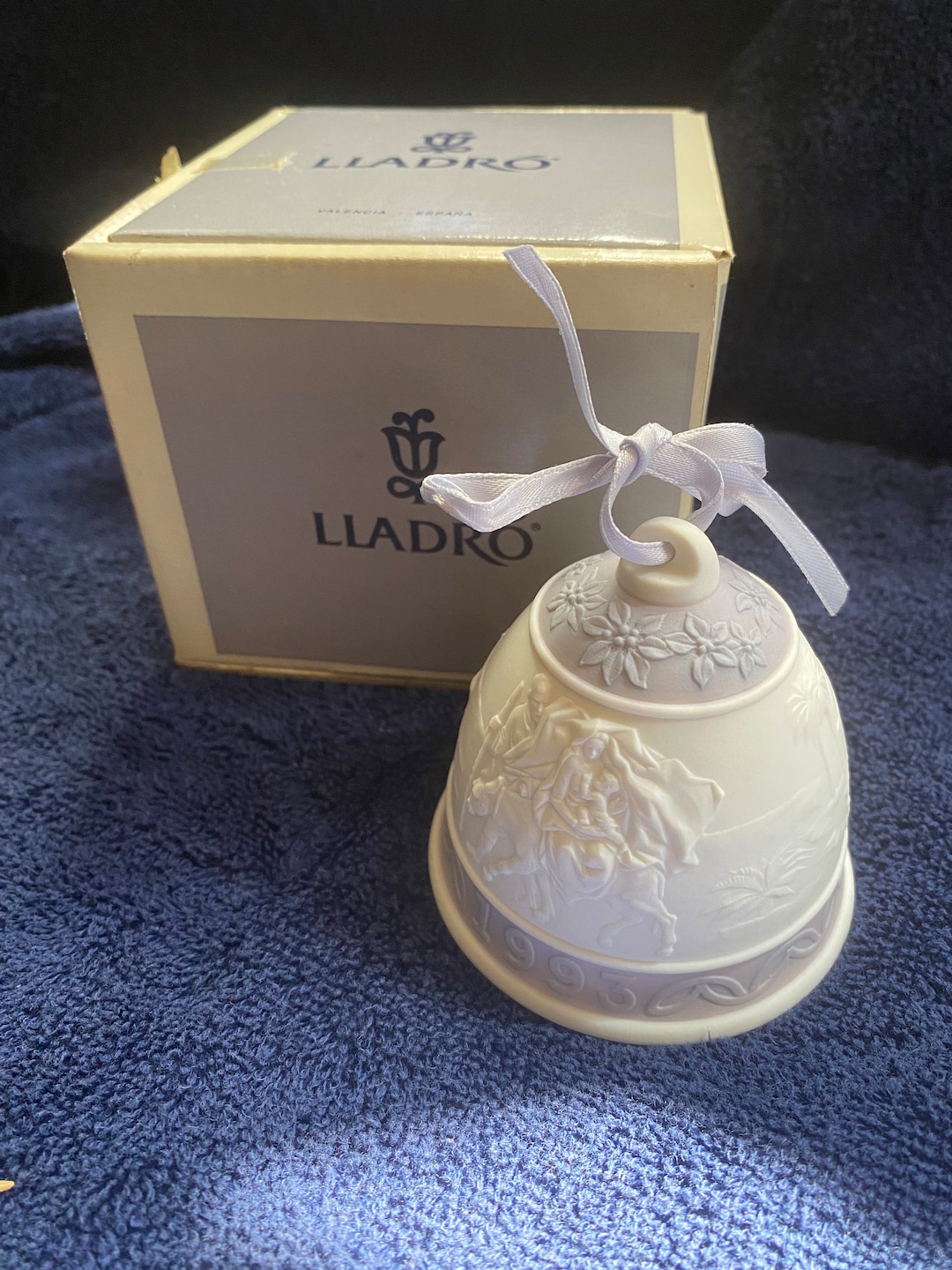 1993 Lladro #16010 Christmas Bell - Etsy