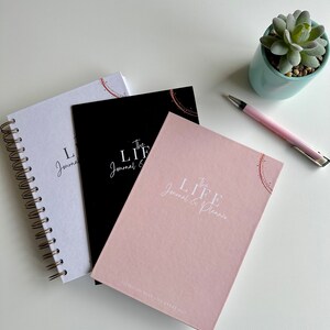 The LIFE Journal & Planner A5 Gratitude and Wellness Journal Monthly ...