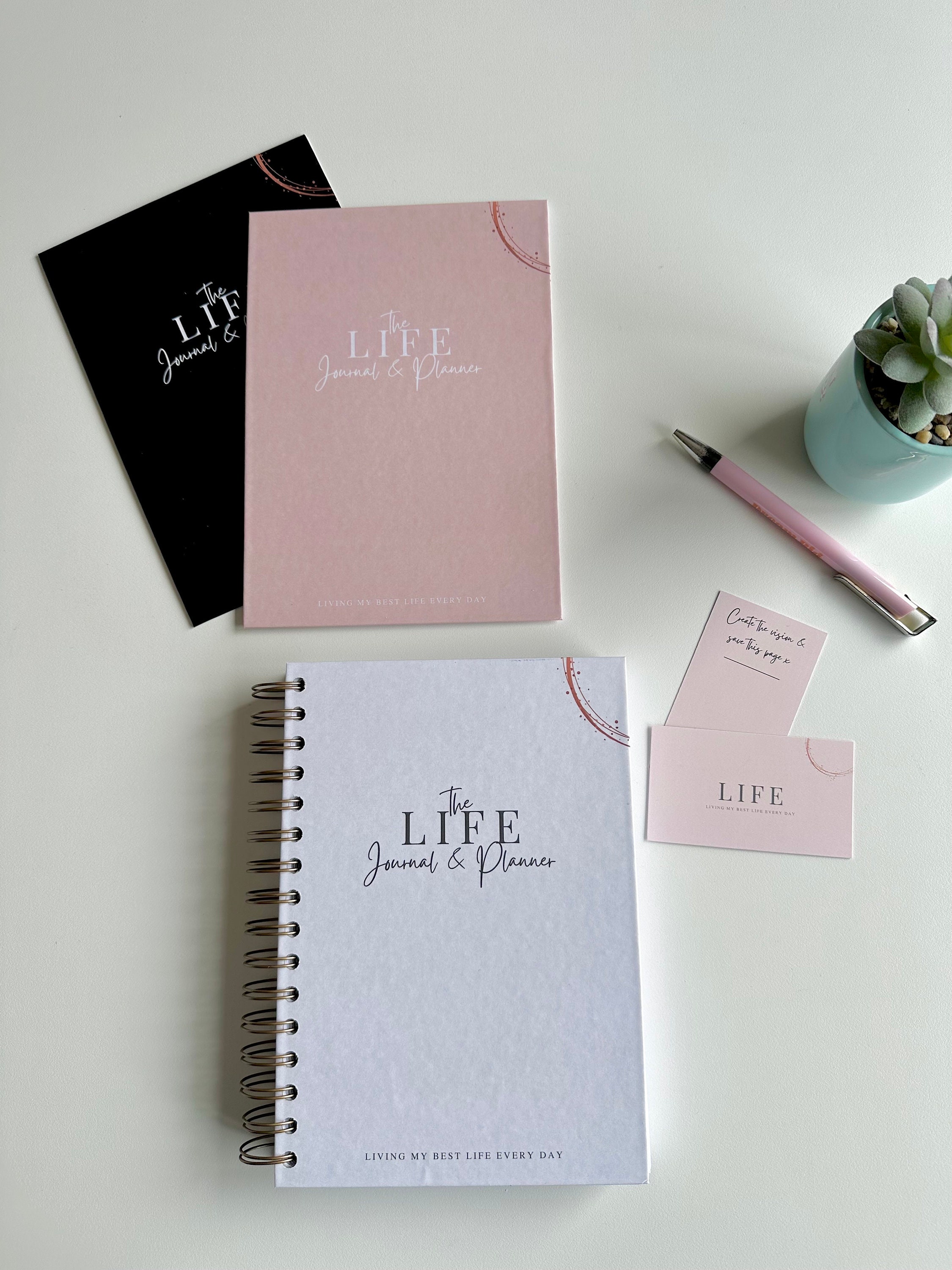 The LIFE Journal & Planner A5 Gratitude and Wellness Journal Monthly ...