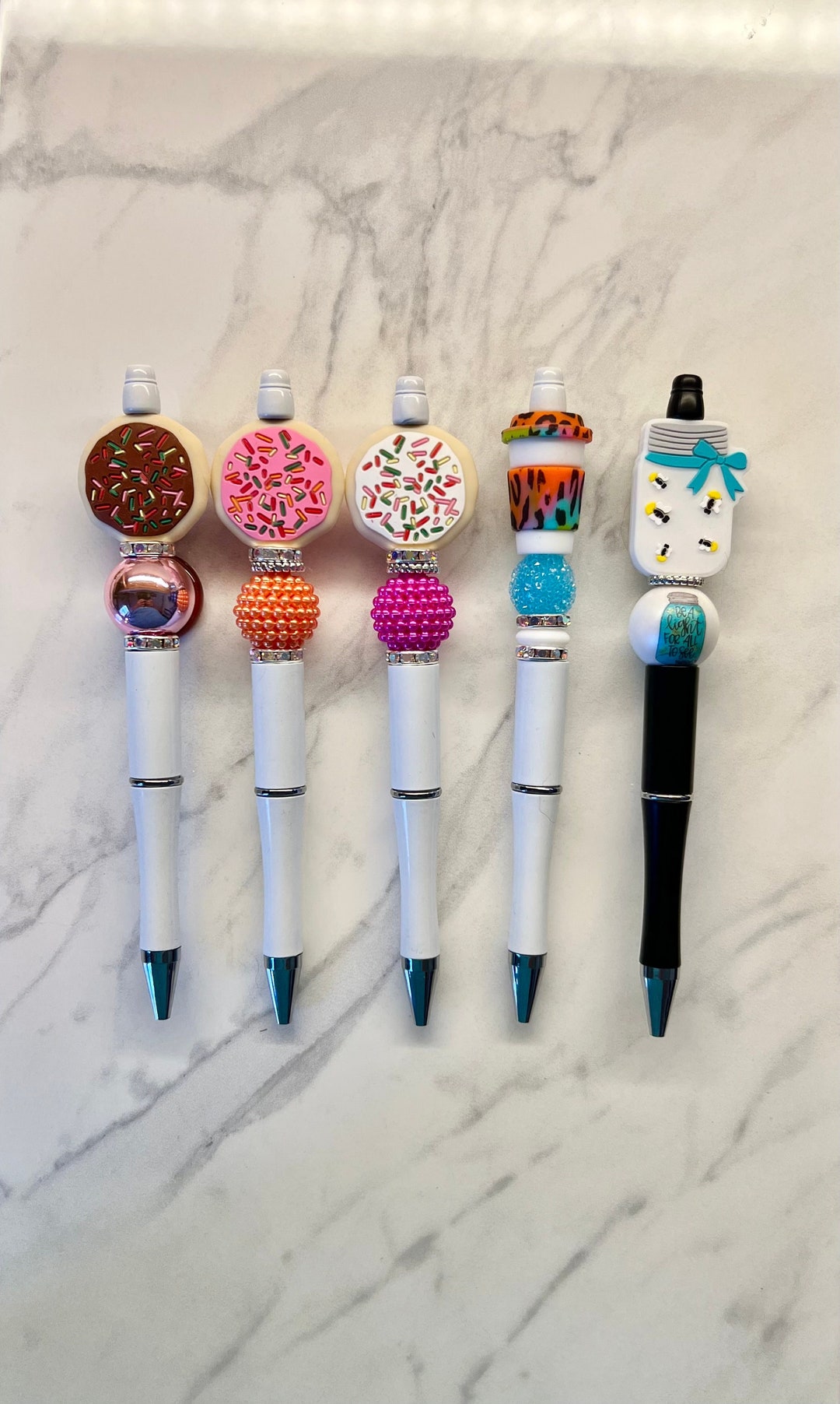 Cookies Beaded Pens, Coffee Beaded Pens, Fireflies Beaded Pens ...