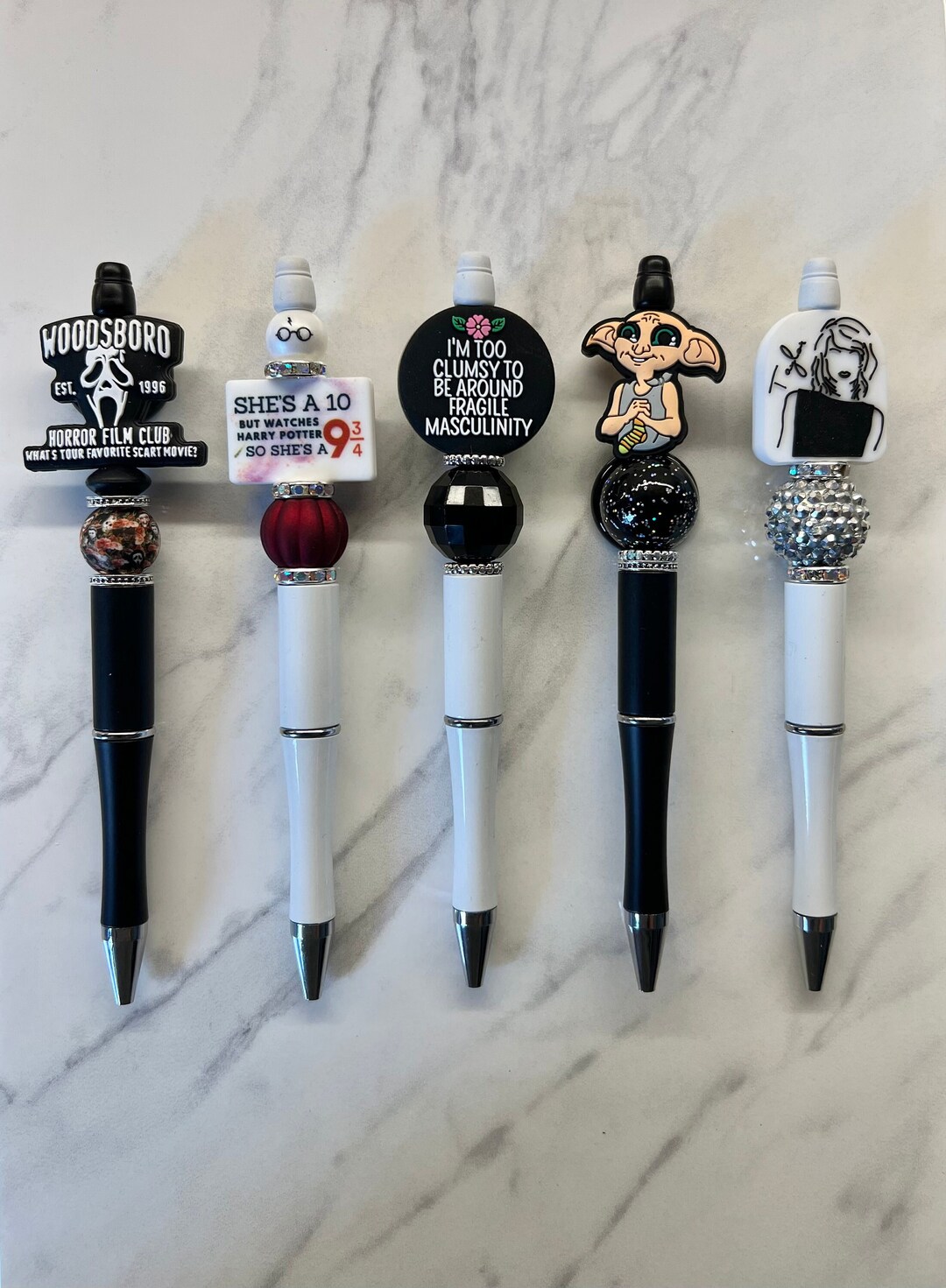 Taylor Swift, House Elf, 9 3/4, Clumsy, Woodsboro Beaded Pens, Silicone ...
