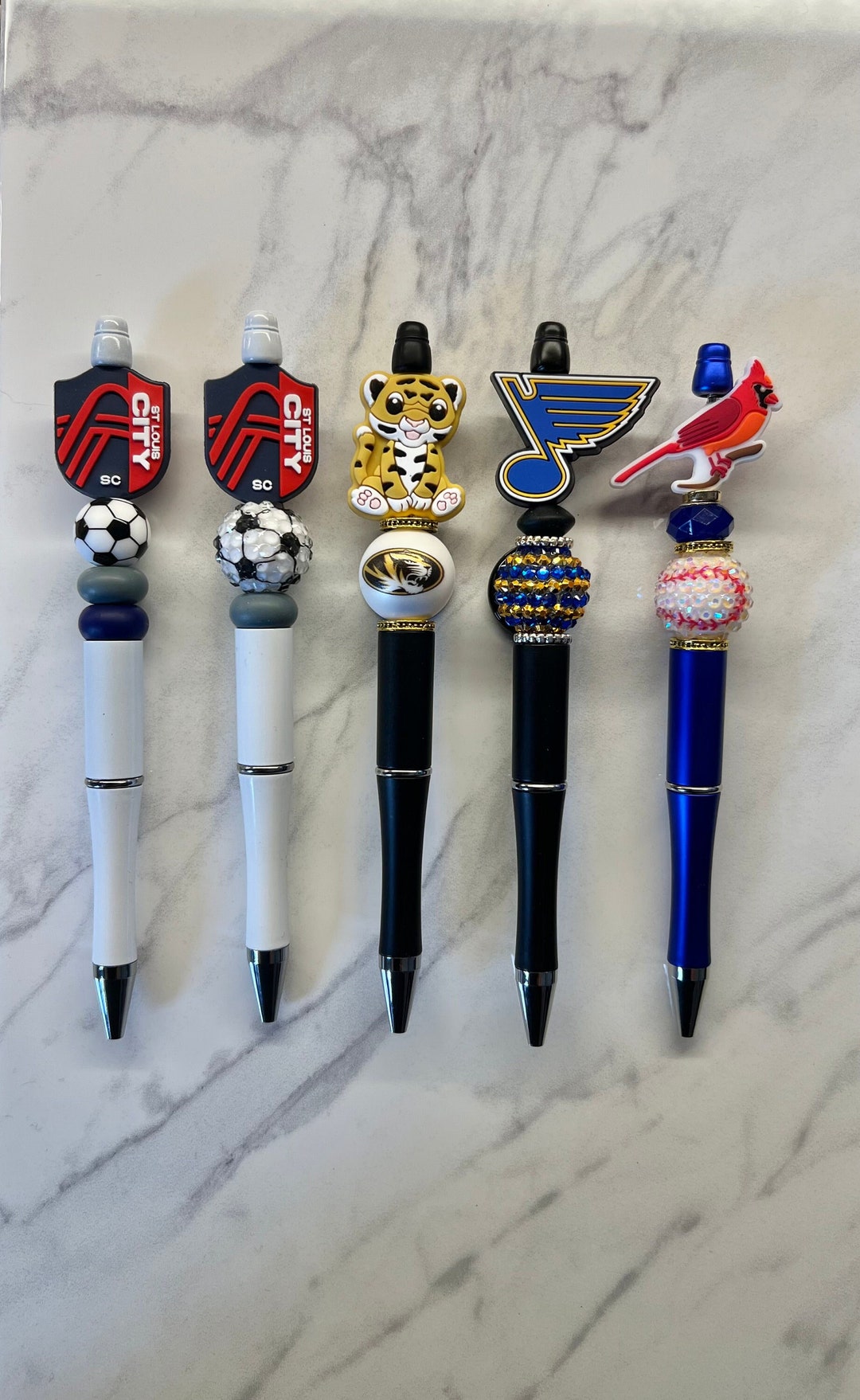 Missouri Beaded Pens, Sports Pens, St. Louis Sports Pens, College Sport ...