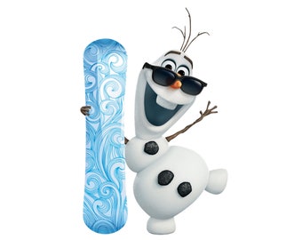 Olaf Frozen Sticker | Etsy