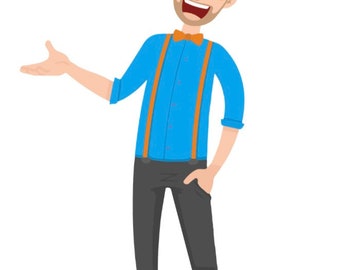 Blippi Water Bottle Sticker | Etsy