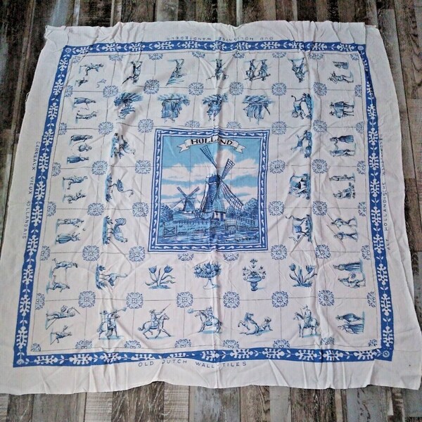 Dutch Tablecloth - Etsy