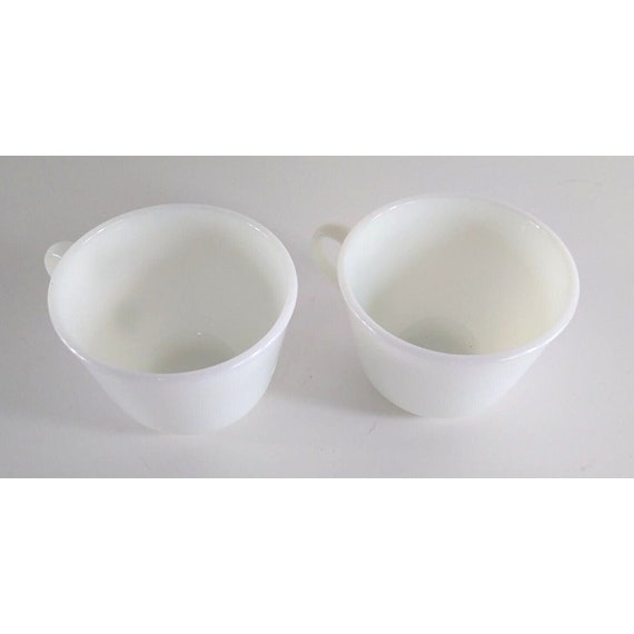 Vintage Pyrex Milk Glass Coffee Tea Cups Solid White Demitasse - Etsy
