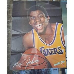 Vintage 1980s Posters Magic Johnson George Brett Royals 7up Dynamite ...