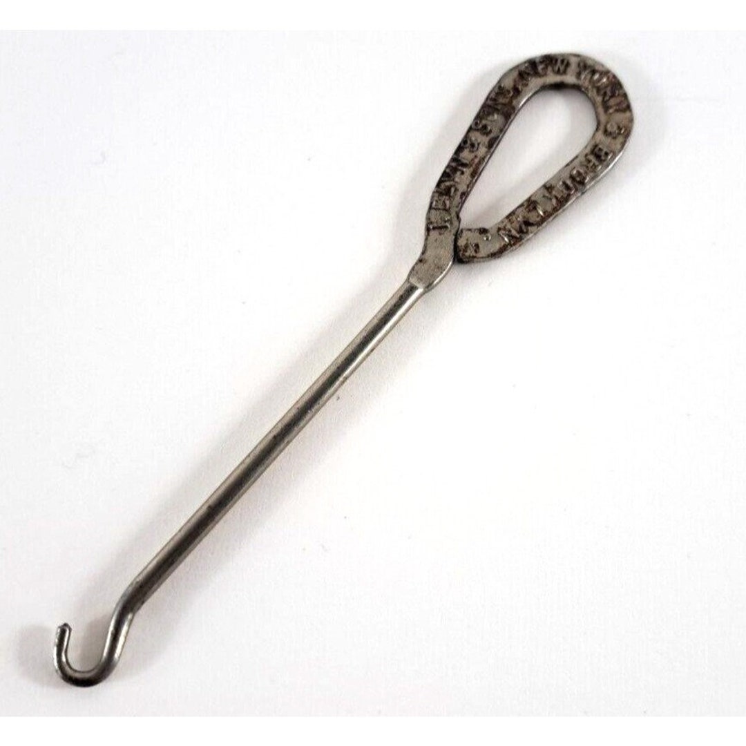 VTG I Blyn & Sons Shoe Button Hook Tool New York Gloves Victorian ...